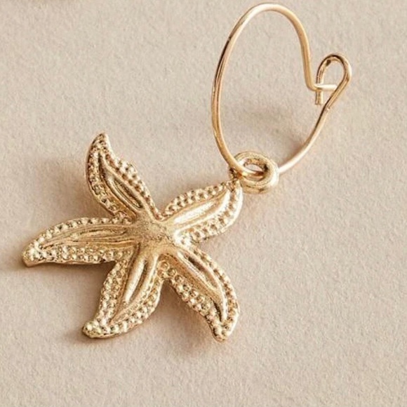 Jewelry | Gold Starfish Tube Feet Border Bumpy Ocean Sea Marine ...